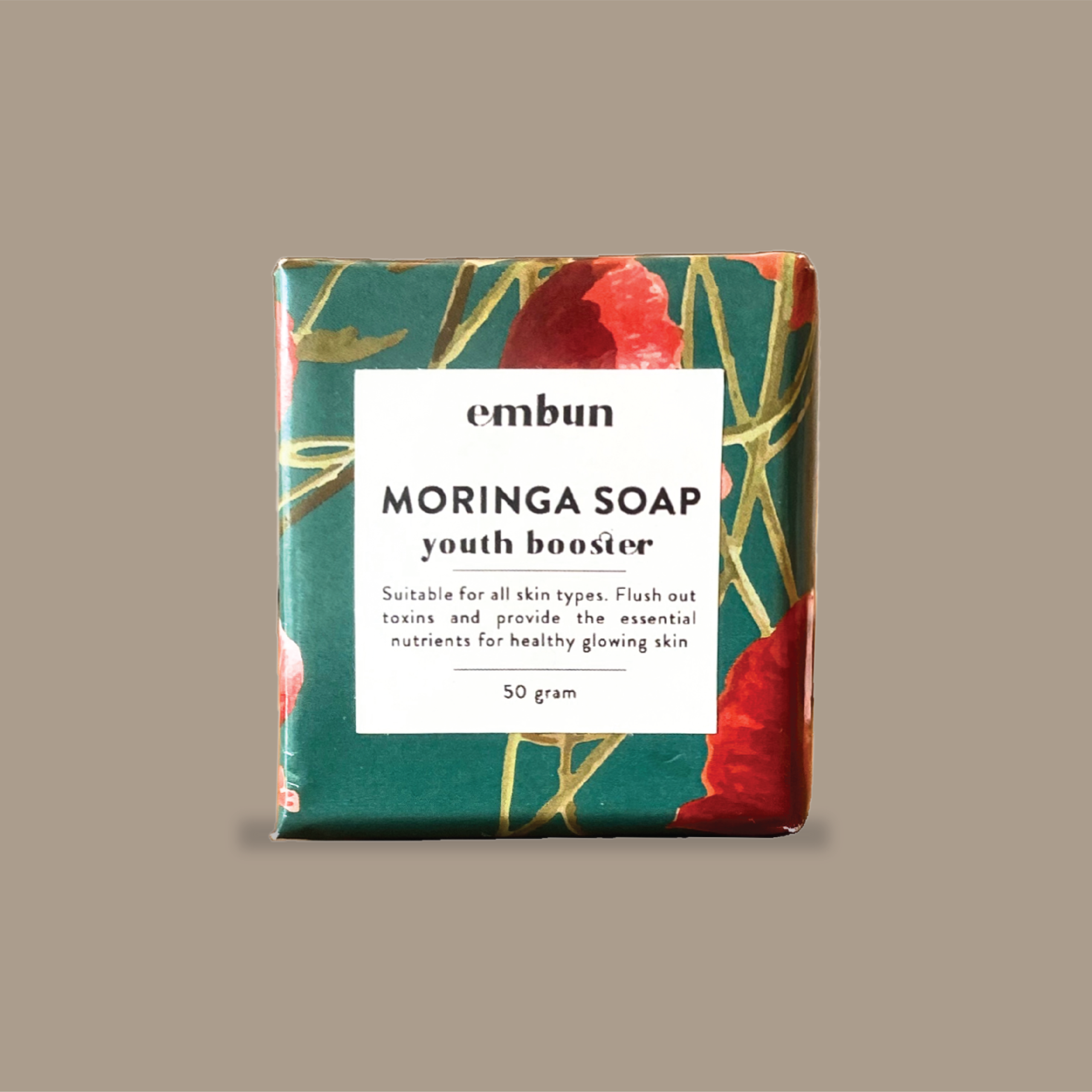 Youth Booster Soap Bar with Moringa – Embun Natural
